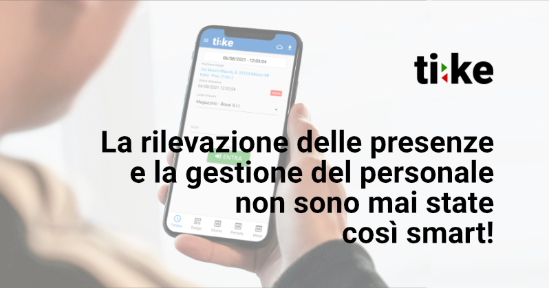 TIKE - Gestione dipendenti in cloud e app timbrature cartellini